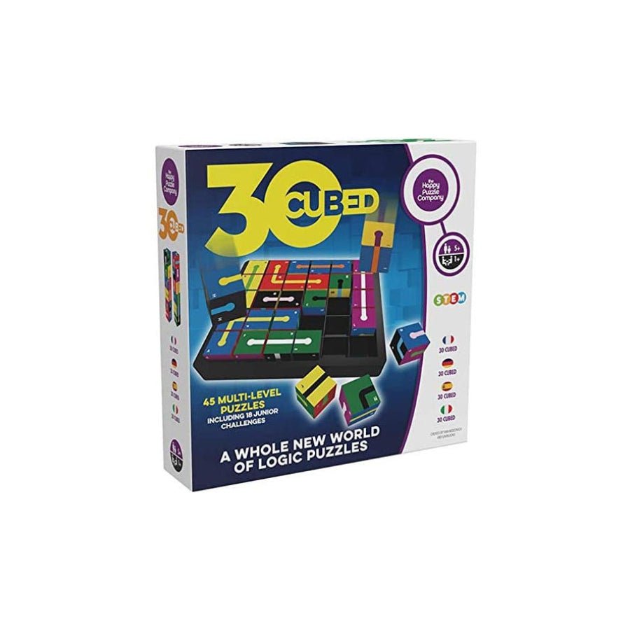 30 Cubed Puzzle Game – Engage Your Mind with 45 Challenging Puzzles ...