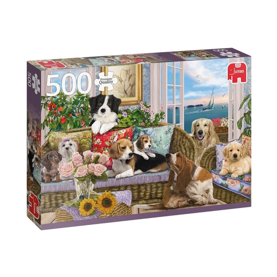 Jumbo – Furry Friends 500 Piece Jigsaw Puzzle – Aussie Hobbies