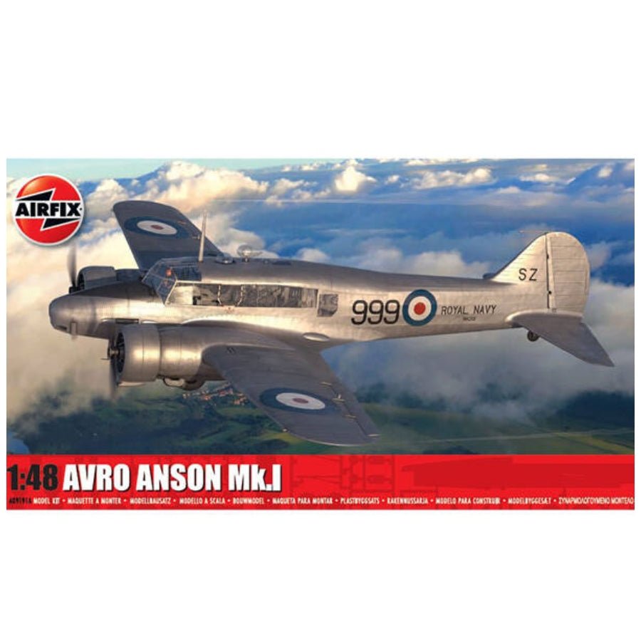 Airfix A09191A Avro Anson Mk.I 1/48 Model Kit | WWII RAF Aircraft ...