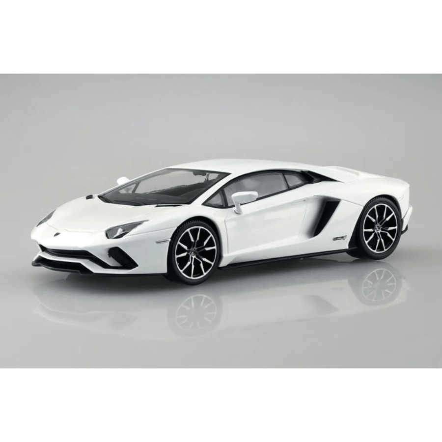 Aoshima 1/32 Snap Lamborghini Aventador S (Pearl White) – Aussie Hobbies