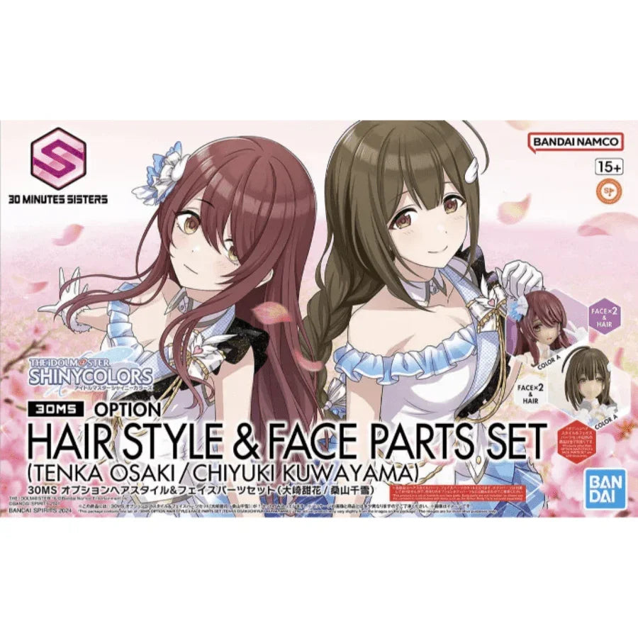 Bandai 30MS Option Hair Style & Face Parts Set - Tenka Osaki/Chiyuki K ...