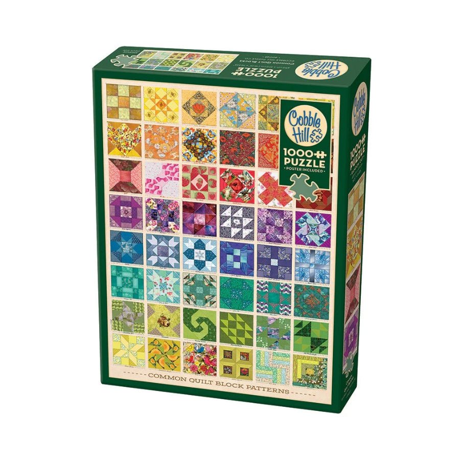Cobble Hill - Common Quilt Blocks Puzzle 1000pc – Aussie Hobbies