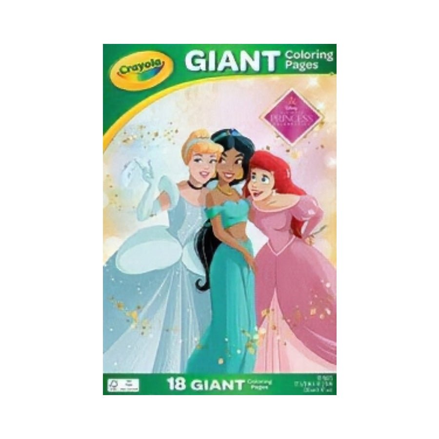 Crayola Giant Colouring Pages – Disney Princess (18 Pages) – Aussie Hobbies
