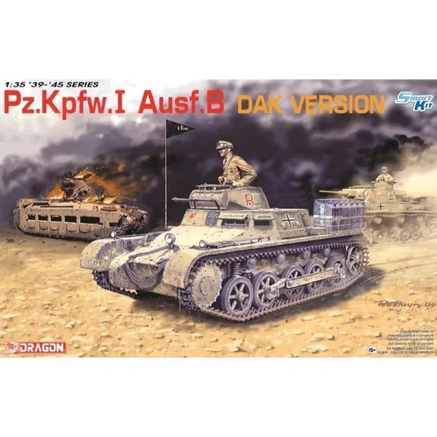 Dragon 1/35 Pz.Kpfw. I Ausf. B DAK Version Model Kit (6207) – Aussie ...