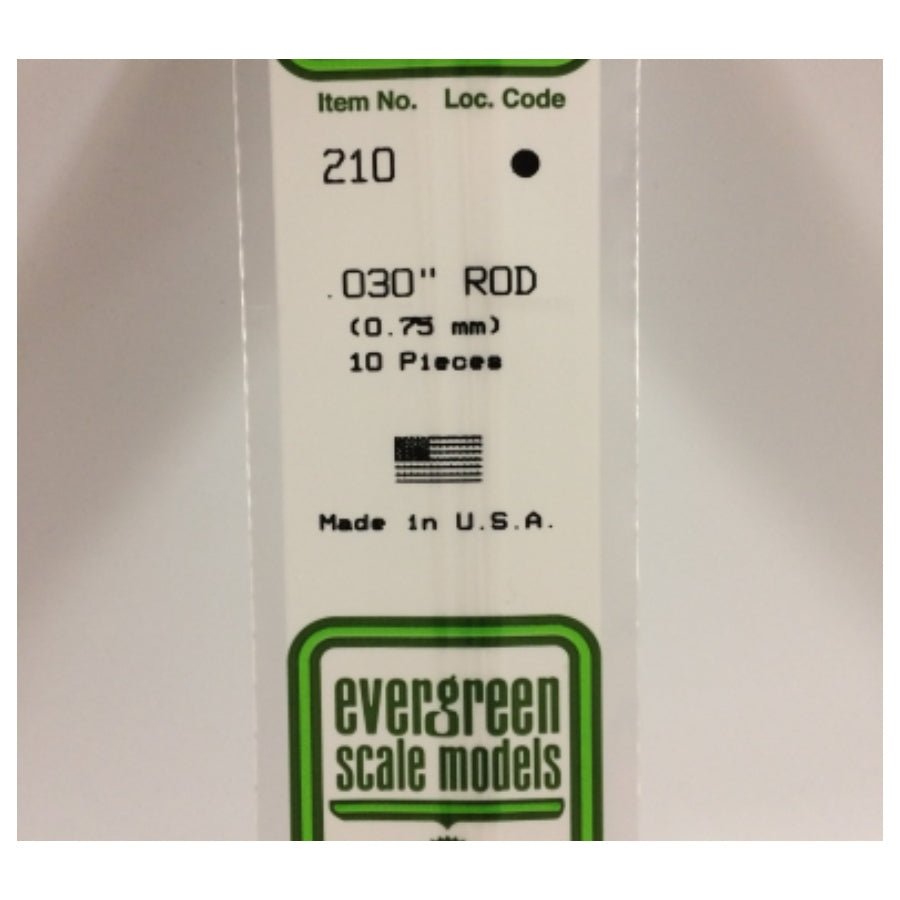 Evergreen Scale Models Polystyrene Rod – Aussie Hobbies