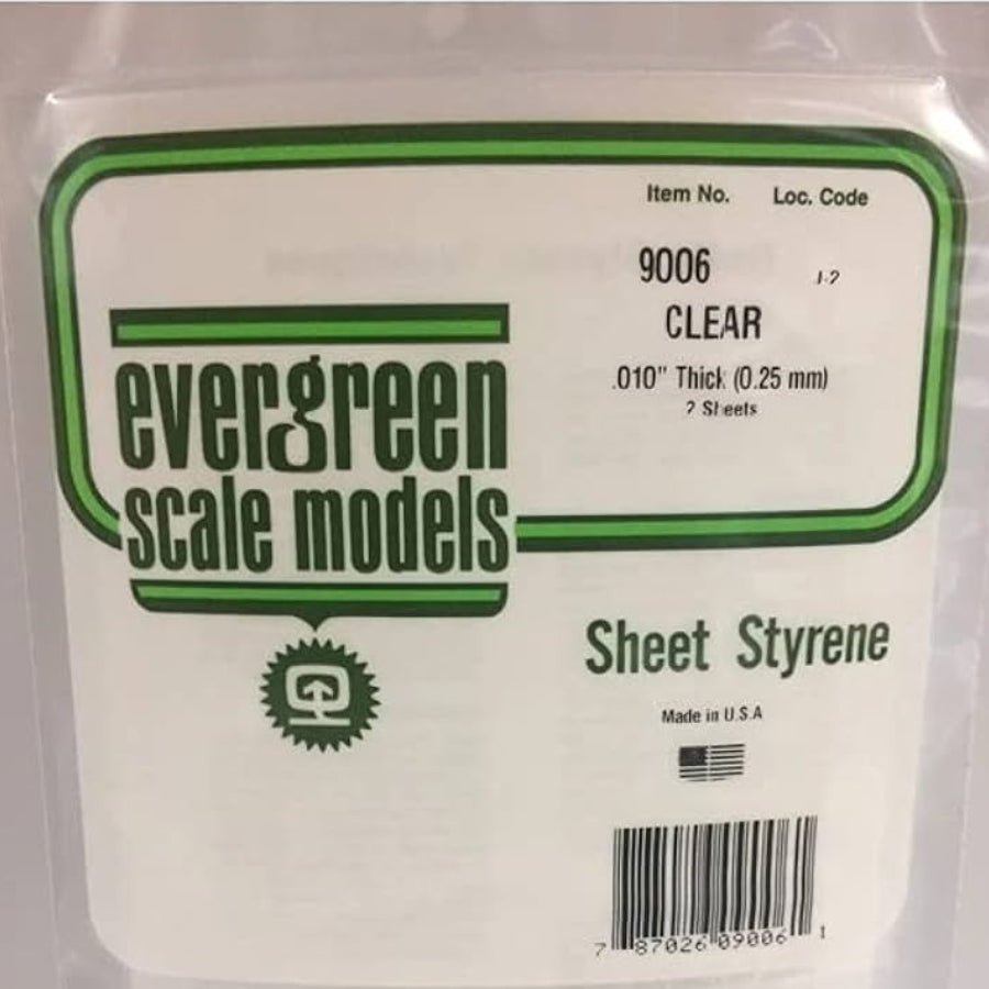 Evergreen Scale Models Polystyrene Sheet (Clear) – Aussie Hobbies