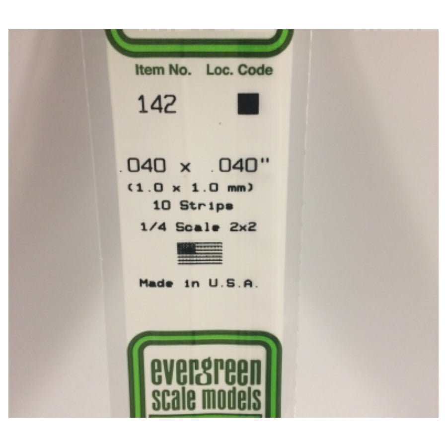 Evergreen Scale Models Polystyrene Strips 1.0mm – Aussie Hobbies