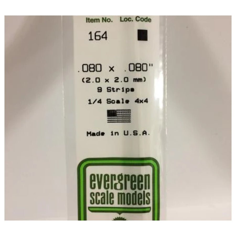 Evergreen Scale Models Polystyrene Strips 2.0mm – Aussie Hobbies