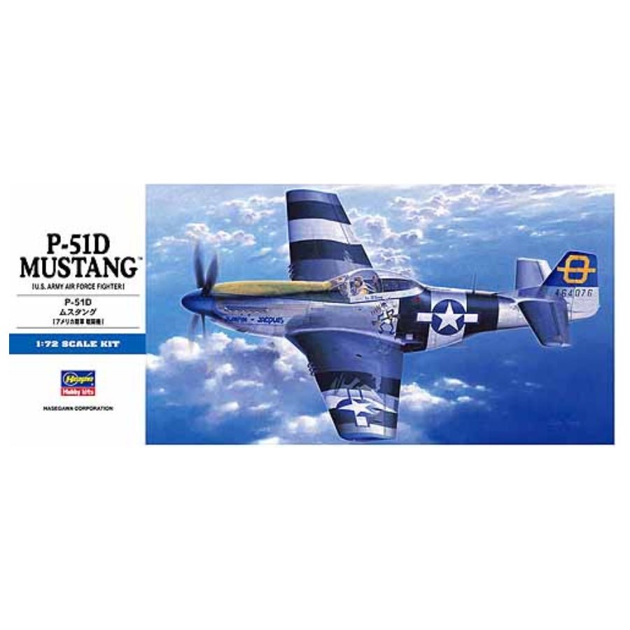 Hasegawa 1/72 P-51d Mustang Model Kit – Aussie Hobbies