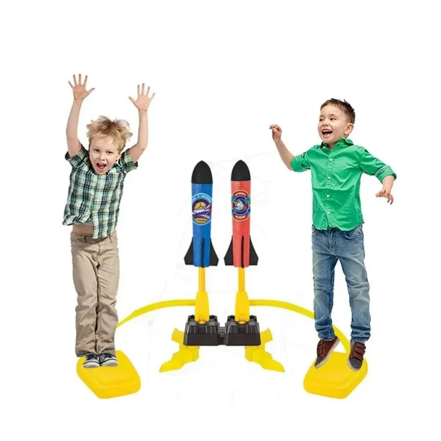 Stomp Rocket Launcher for Kids – Foot Pump & Foam Rockets (Set ...