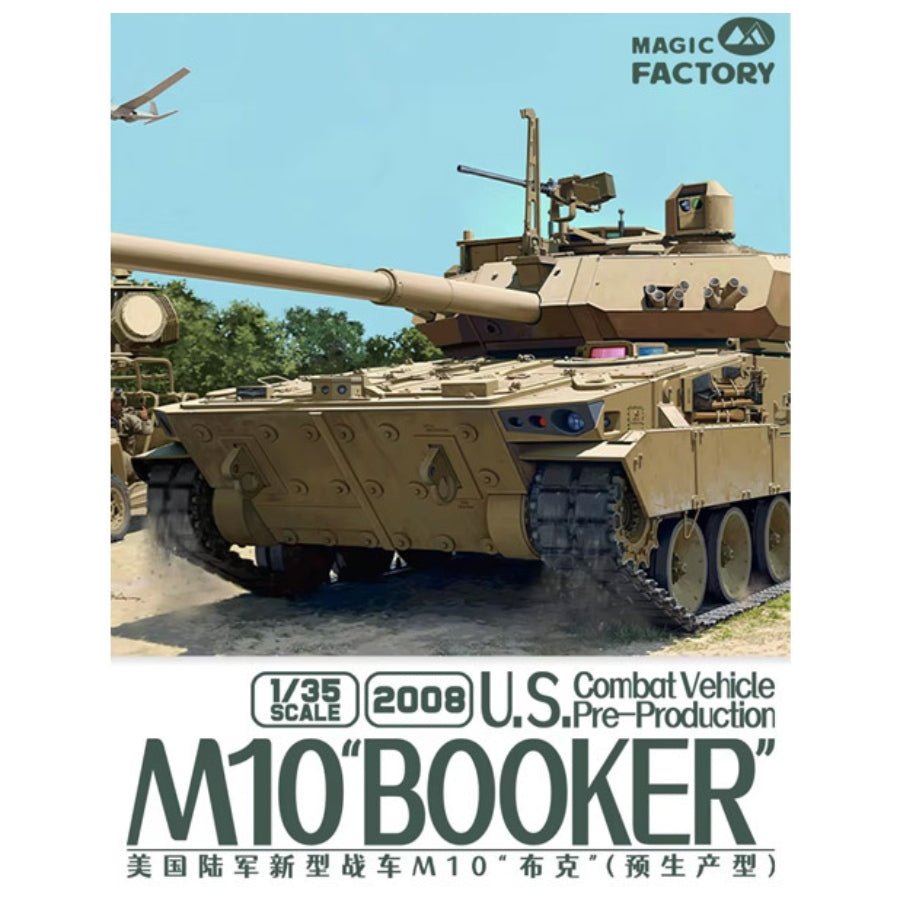 Magic Factory 2008 US Combat Vehicle M10 Booker 1/35 – Aussie Hobbies