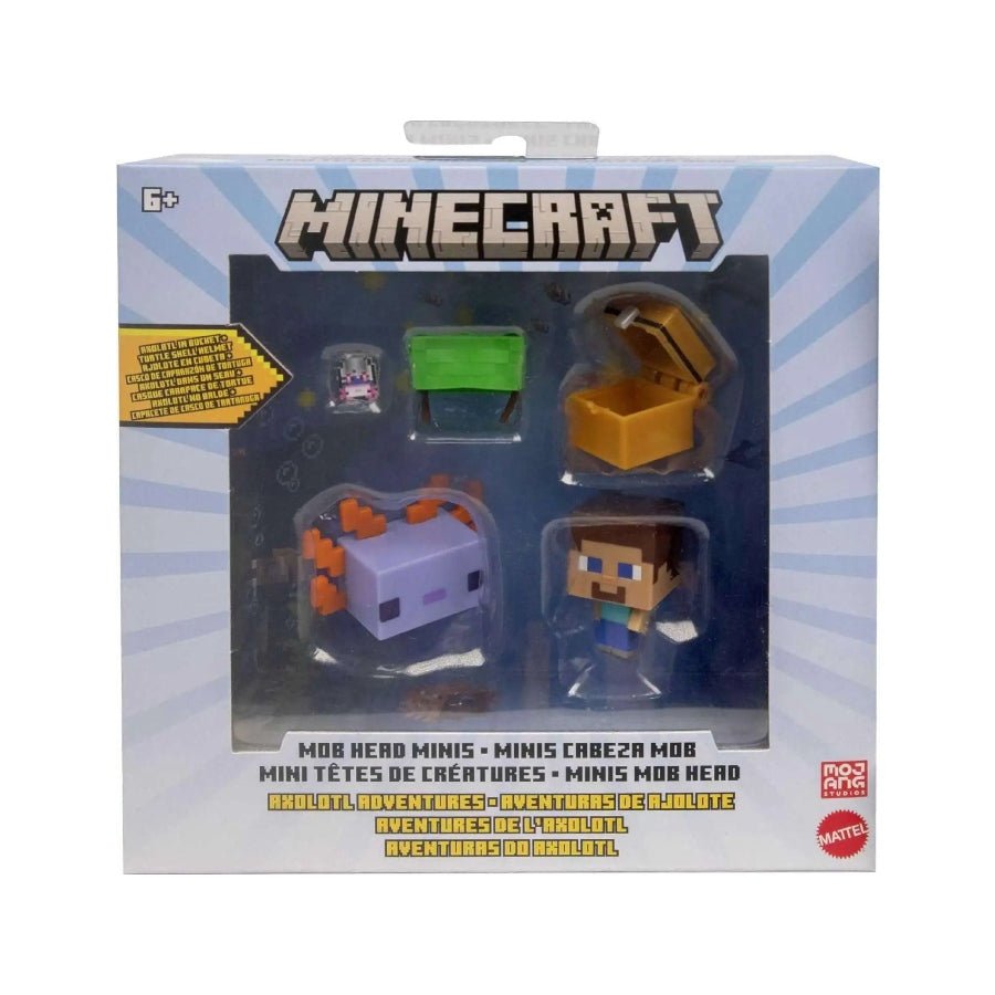 Minecraft MOB Heads Mini Multi Pack Assorted – Aussie Hobbies