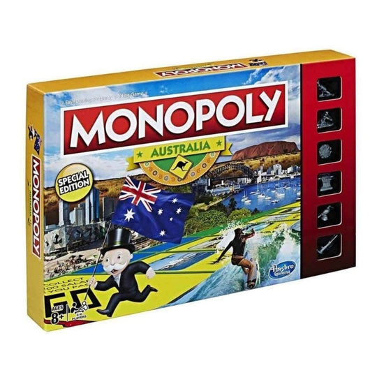 Monopoly Australia Edition Board Game – Aussie-Themed Family Fun – Aussie Hobbies
