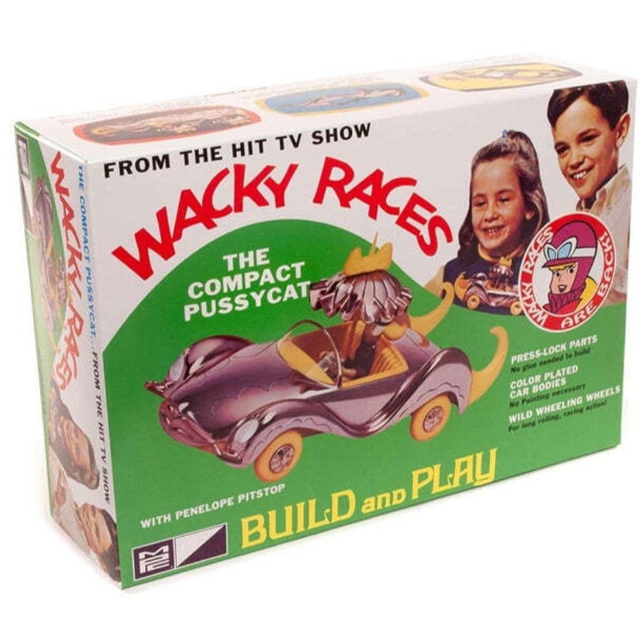 MPC 1/32 Wacky Races - Compact Pussycat (SNAP) Plastic Model Kit ...