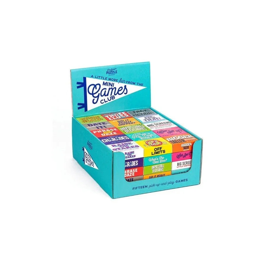 Professor Puzzle Mini Games Club – 15 Mini Card Games – Aussie Hobbies
