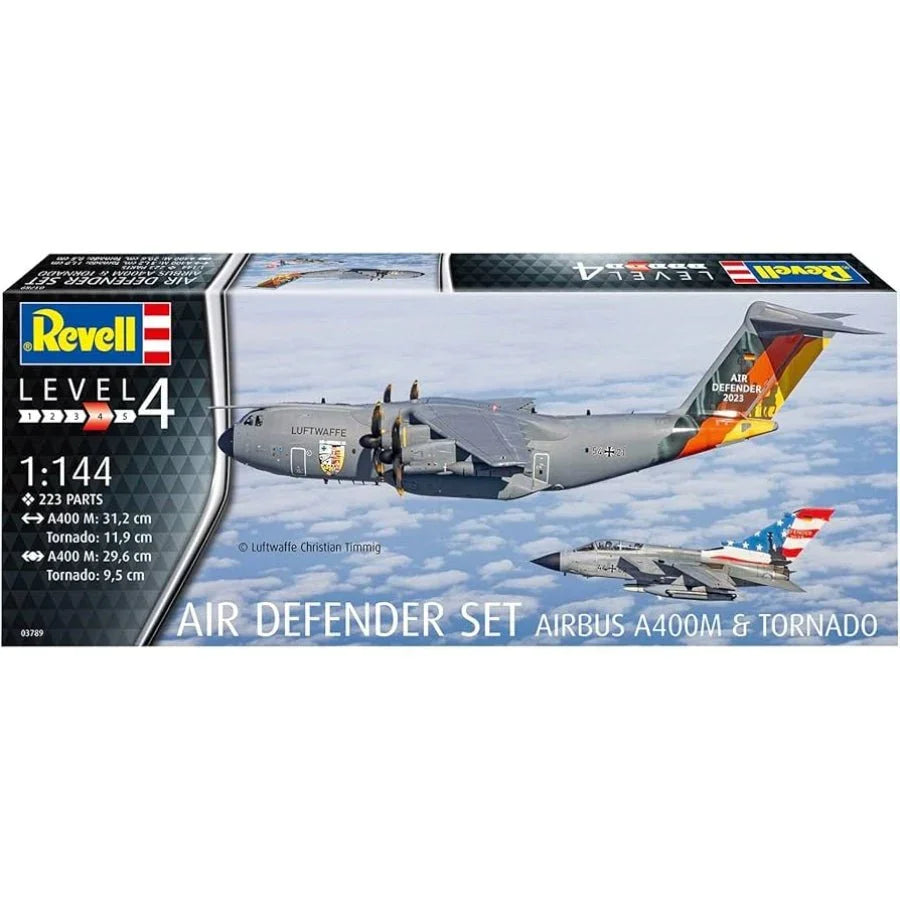 Revell 03789 1/144 Air Defender A400M and Tornado Aircraft – Aussie Hobbies