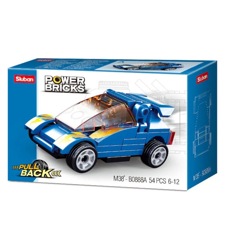 Sluban Power Bricks Pull Back Vehicles – Aussie Hobbies