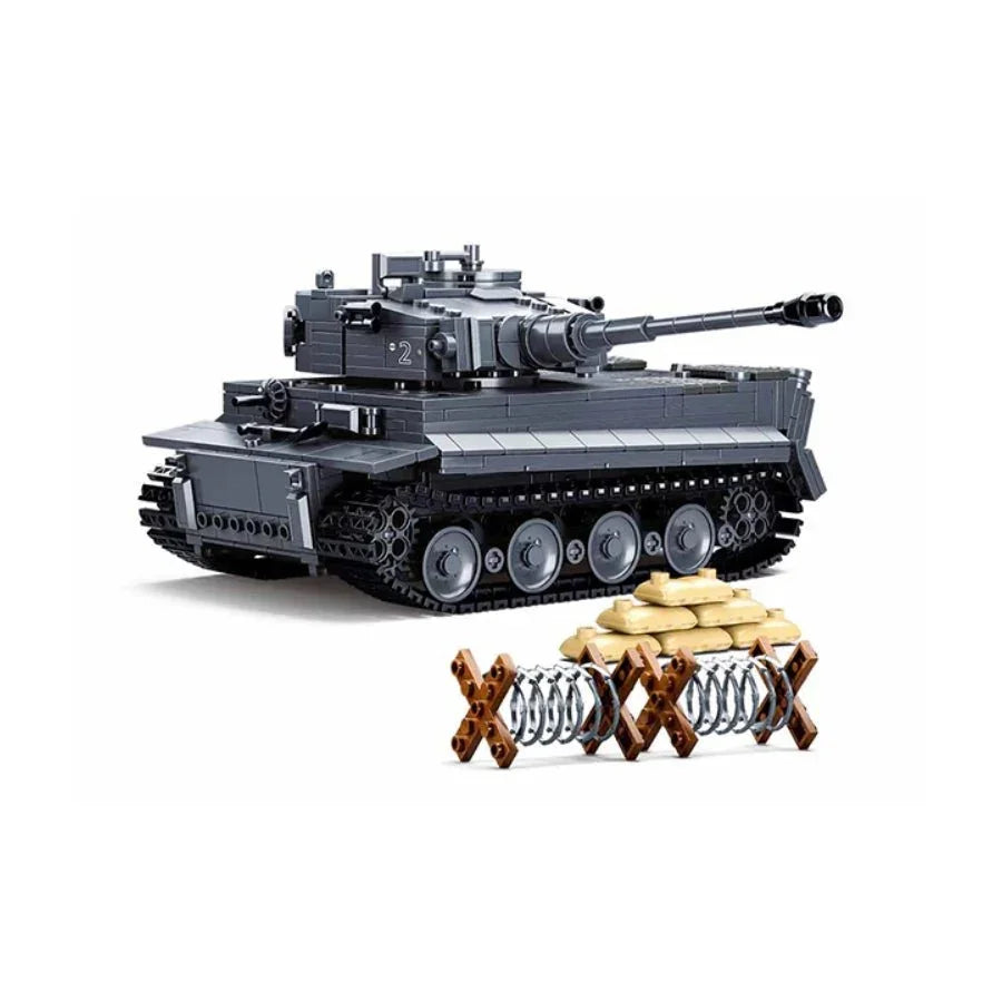B0851 Sluban Remote Control Tiger Tank – 814PCS Building Set | Aussie ...