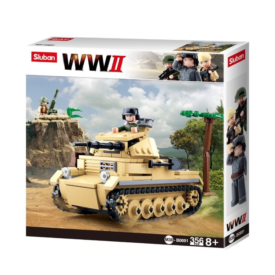 Sluban WW2 Tank Panzer 2 – Aussie Hobbies