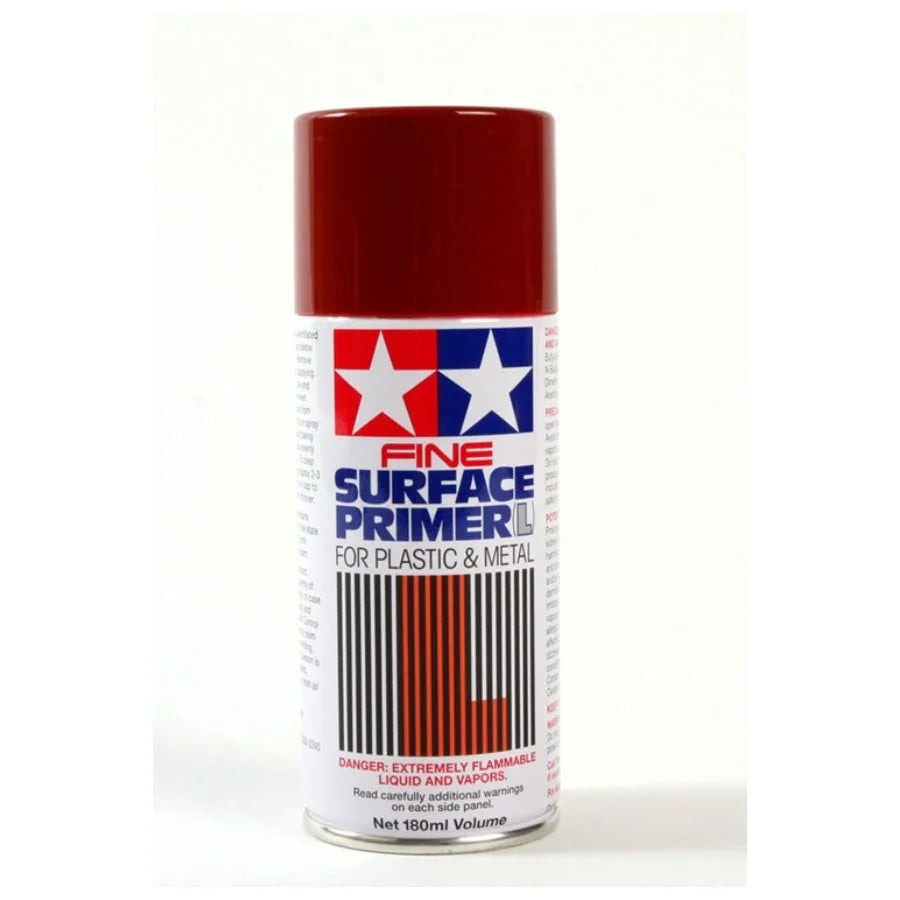 Tamiya 87044 Surface Primer 180ml Fine Red Oxide Spray – Aussie Hobbies