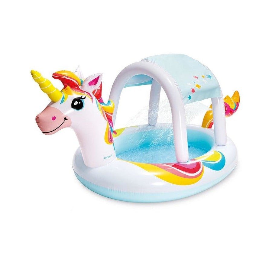 Unicorn Inflatable Spray Swimming Pool – Fun Kids Water Play – Aussie ...
