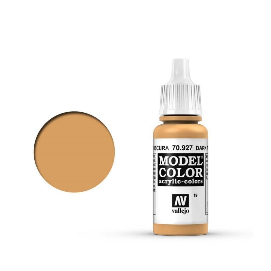 Vallejo Model Colour #019 Dark Flesh 17 ml Acrylic Paint – Aussie Hobbies