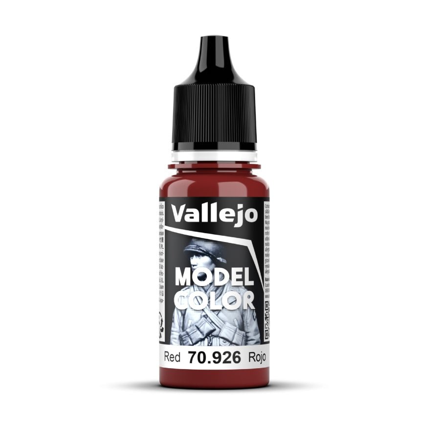 Vallejo Model Colour #034 - Red - 18 ml Matt Acrylic Paint – Aussie Hobbies