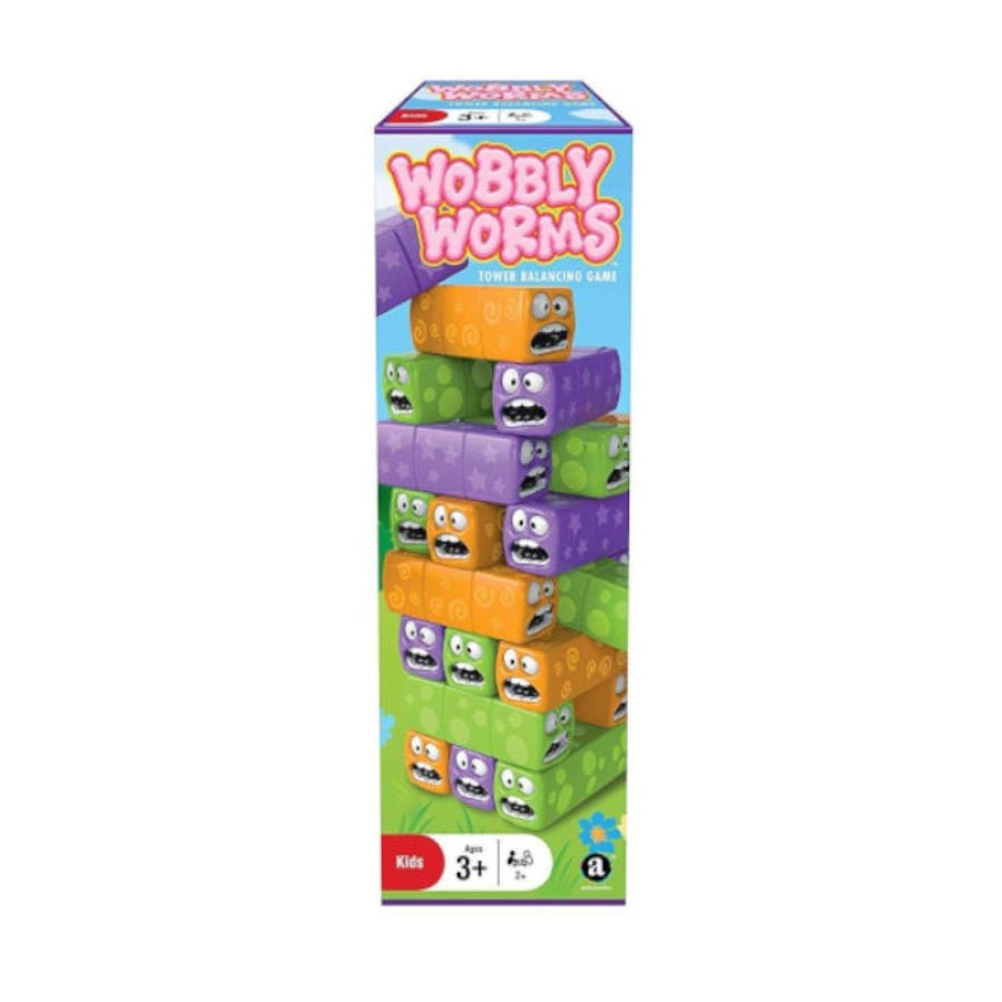 Wobbly Worms Tower Balancing Game – Fun and Educational Stacking Game ...