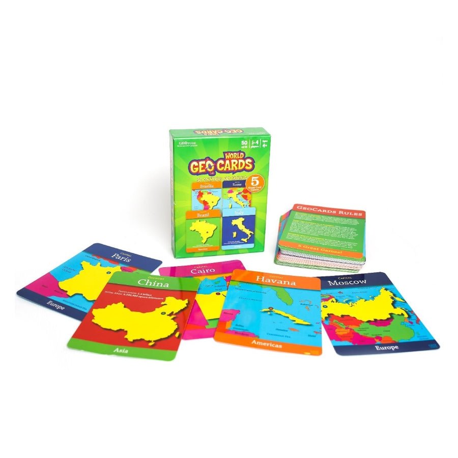 GeoCards World – Educational Geography Card Game for Ages 4+ – Aussie ...