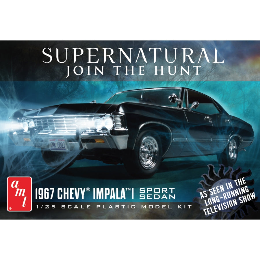 AMT 1967 Chevy Impala 4-Door Nighthunter 1:25 Plastic Model Kit ...