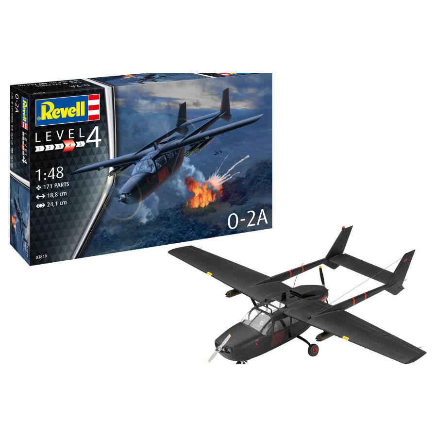 Revell O-2A Skymaster Plastic Model Kit – Aussie Hobbies