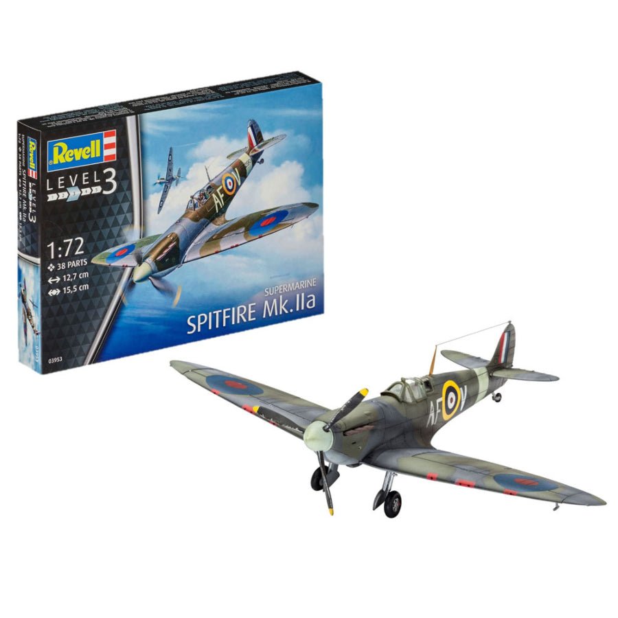 Revell Spitfire MK.IIA 1:72 Plastic Model Kit – Aussie Hobbies