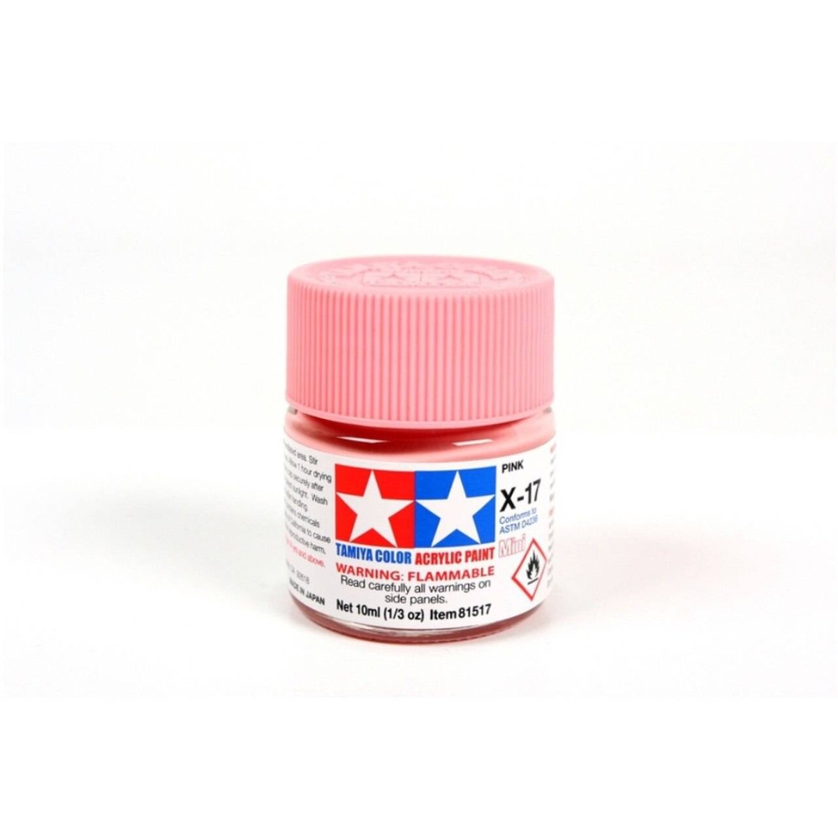 Tamiya - Mini Acrylic Pink X-17 – Aussie Hobbies