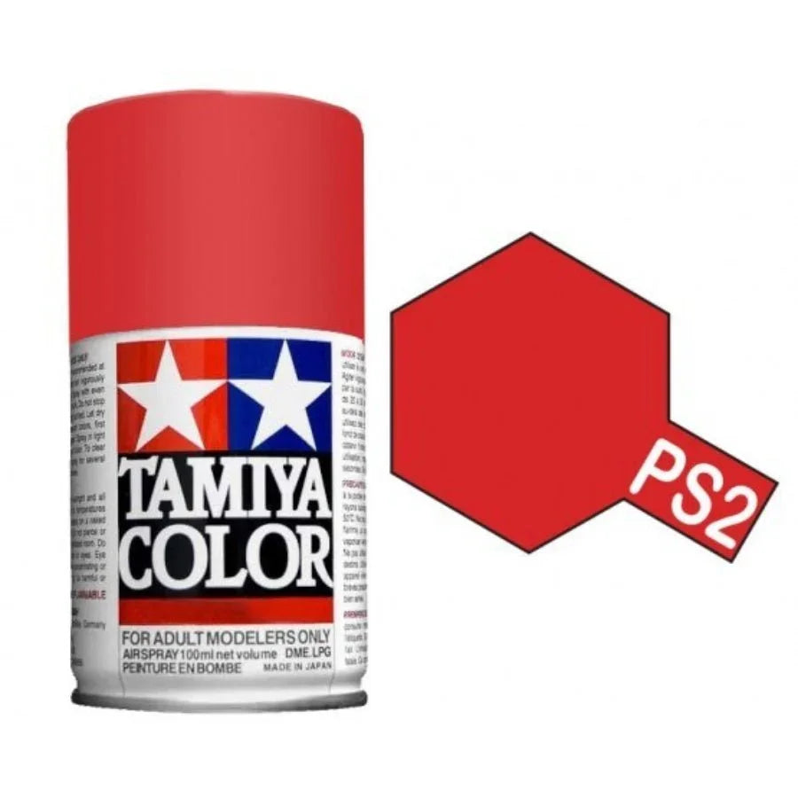 Tamiya - Spray Paint Polycarbonate Red PS-2 – Aussie Hobbies