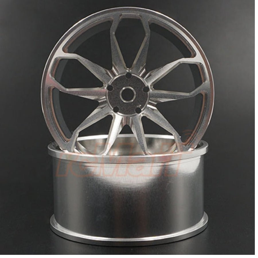 Yeah Racing Spec D Plus Aluminum 7075 10 Spoke +6 Offset Drift Rim 2pc ...
